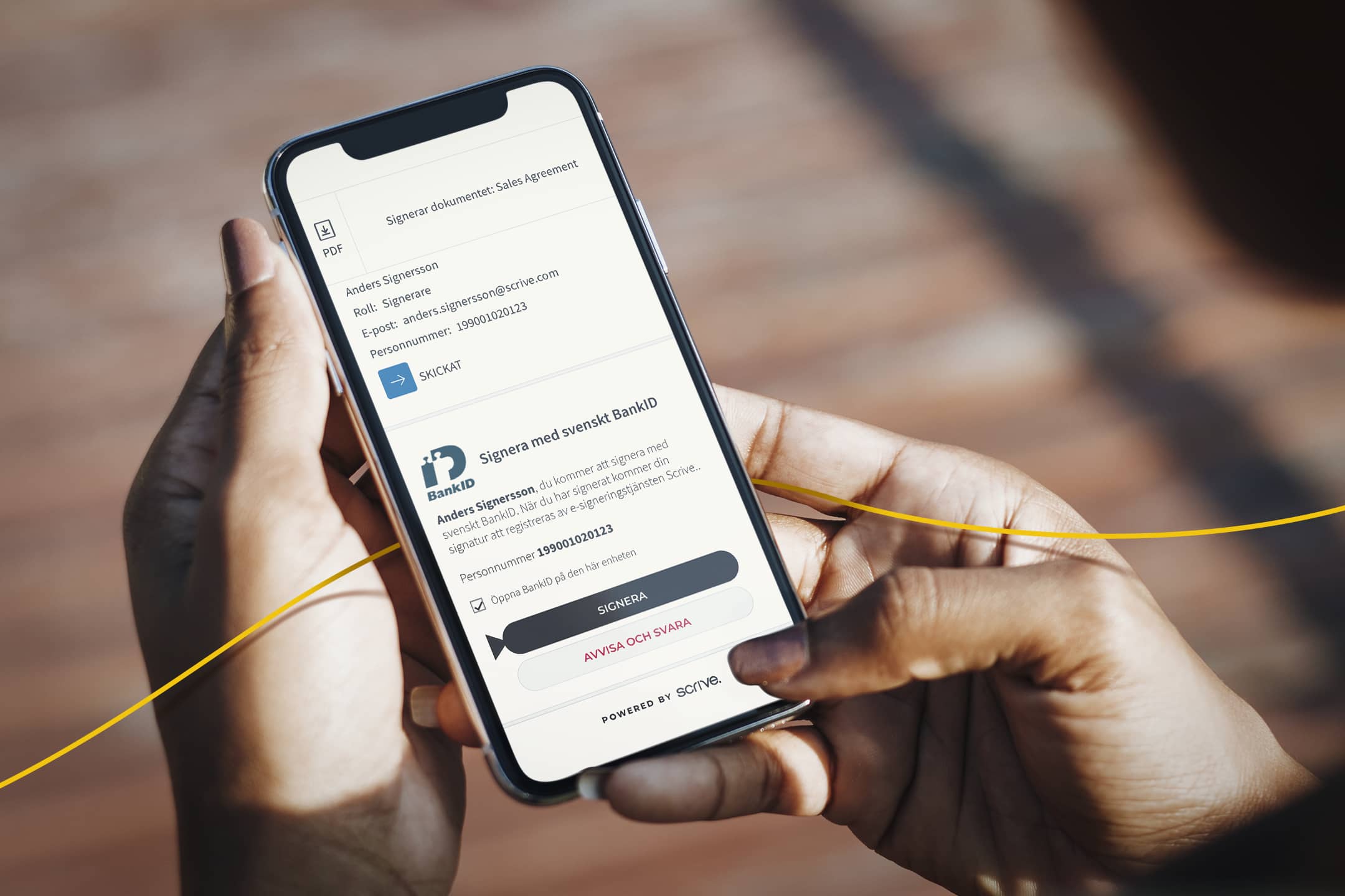 Signera årsredovisningen digitalt - Scrive