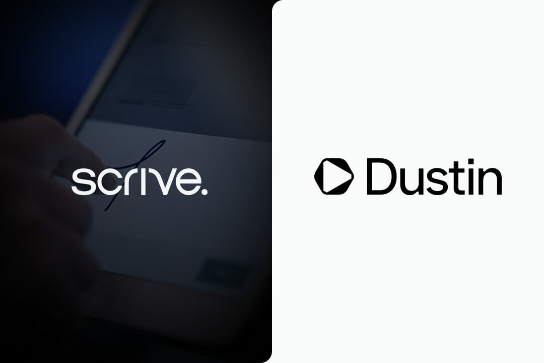 Dustin launches new e-signature service in partnership with Scrive - Scrive