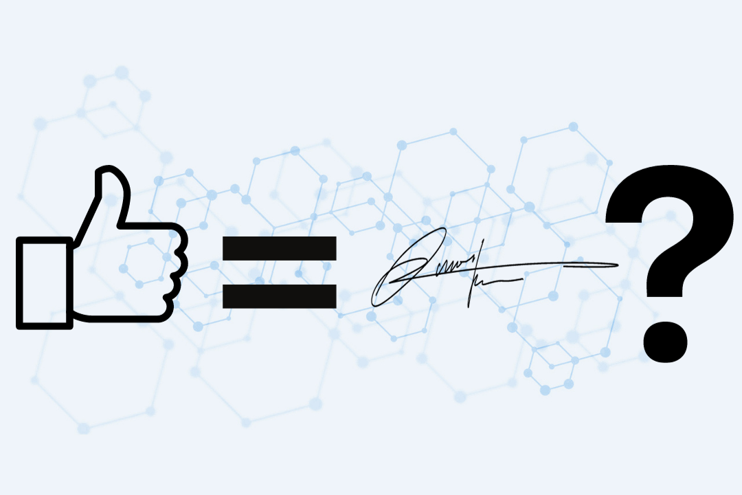Is the thumbs-up emoji as legally binding as a signature? - Scrive