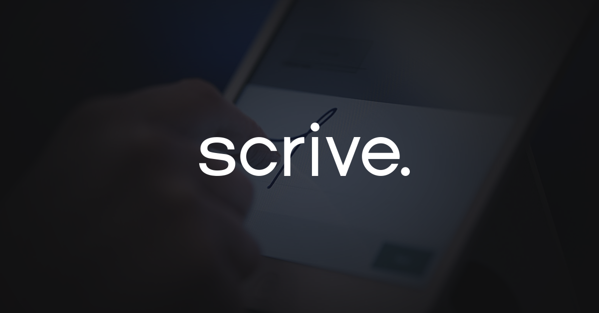 Why Scrive - Scrive